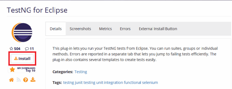 How To Install TestNG In Eclipse For Selenium Webdriver | InfoTechSite